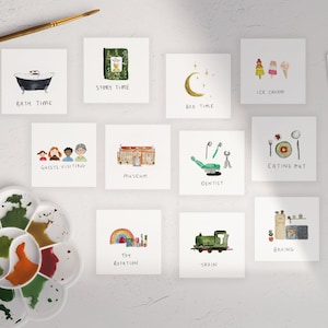 BIG LEARNING BUNDLE Daily Routine Cards, Weather Cards, Chore Cards ...