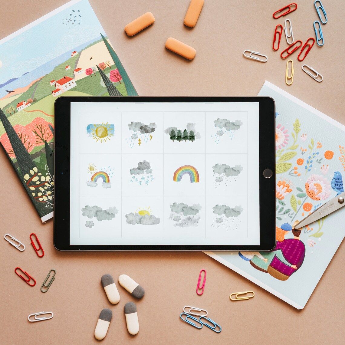 BIG LEARNING BUNDLE Daily Routine Cards Weather Cards Chore - Etsy