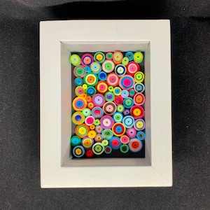 Quilled Paper Art in Small Shadow Box - Etsy