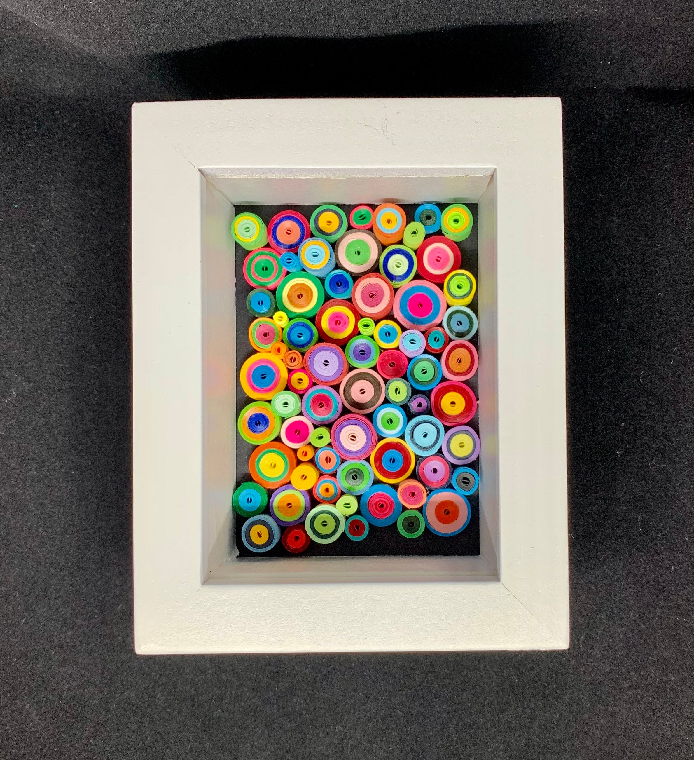 Quilled Paper Art in Small Shadow Box - Etsy
