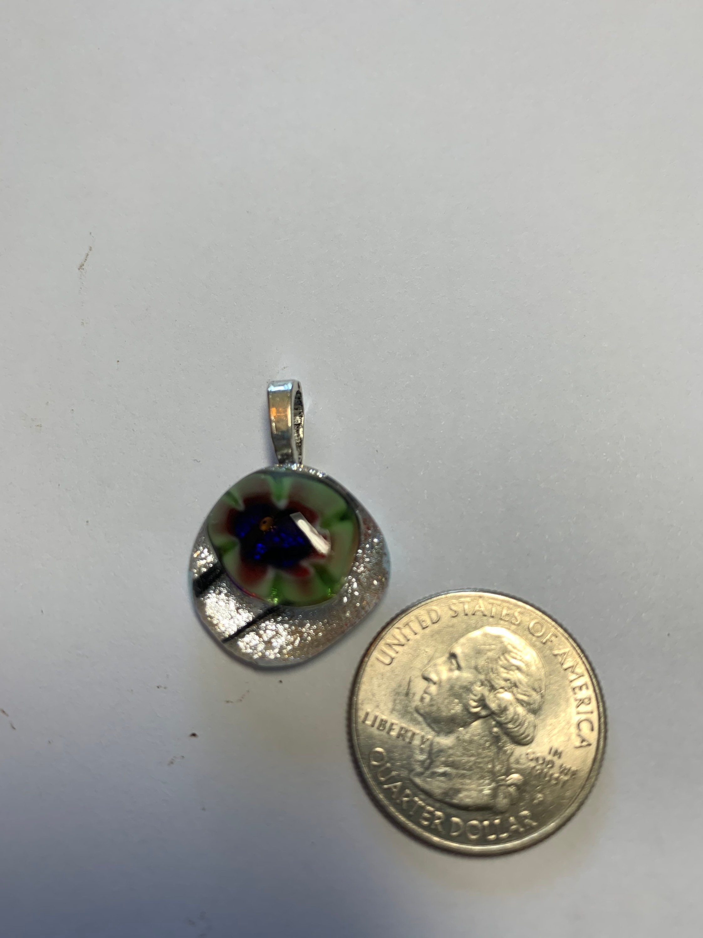 Handmade Fused Glass Pendant - Etsy