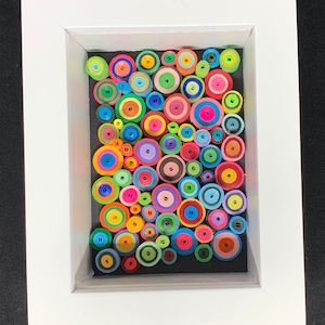 Quilled Paper Art in Small Shadow Box - Etsy