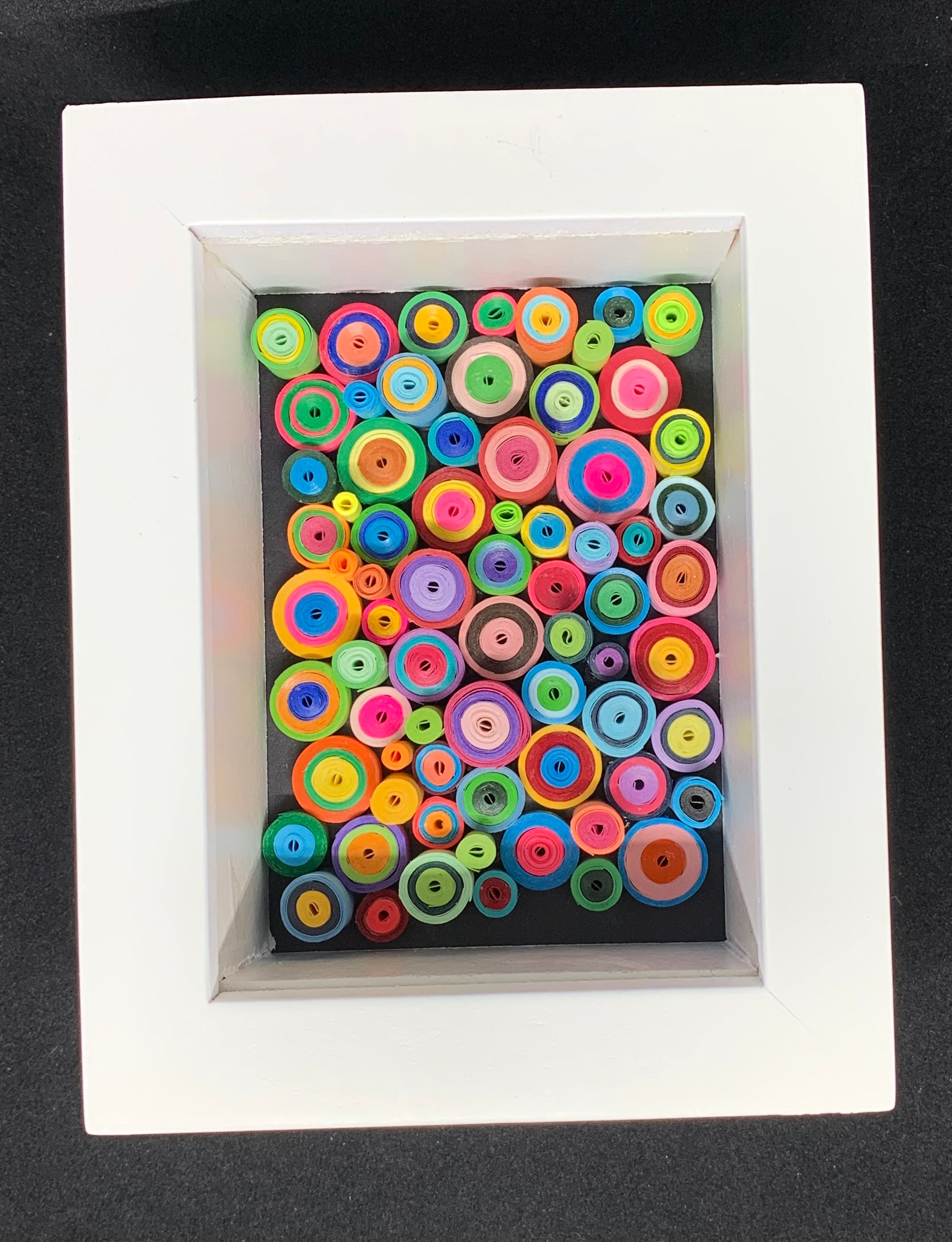 Quilled Paper Art in Small Shadow Box - Etsy