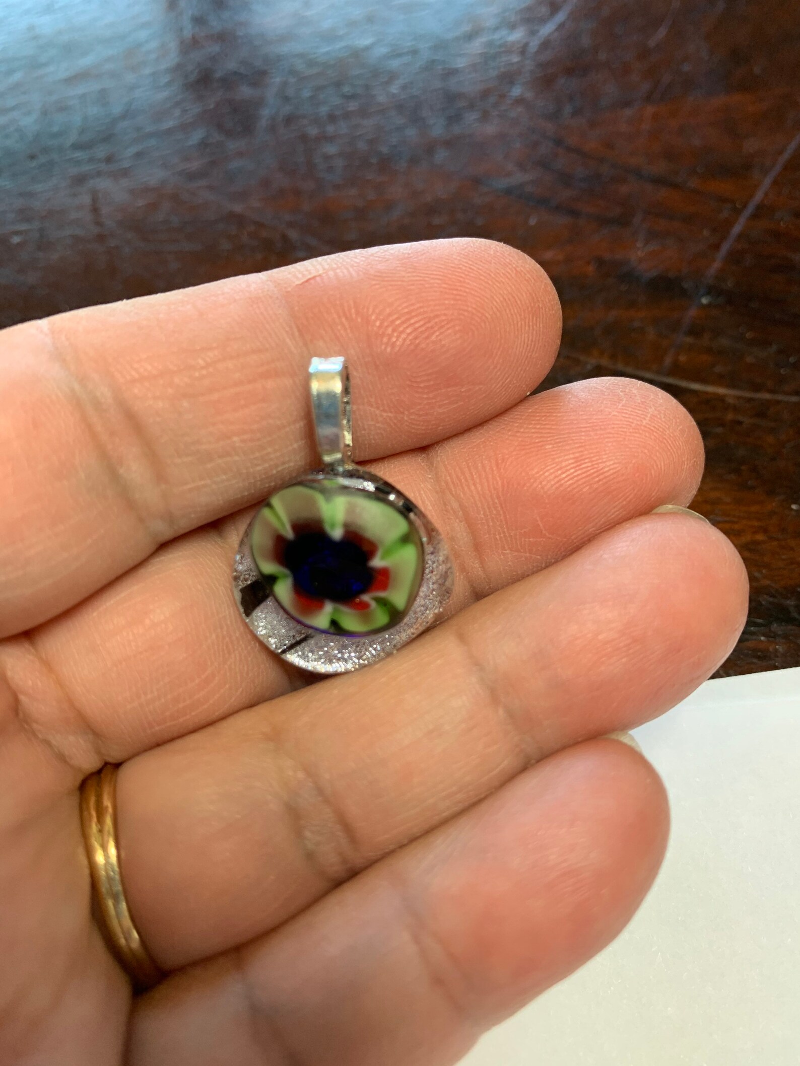 Handmade Fused Glass Pendant - Etsy