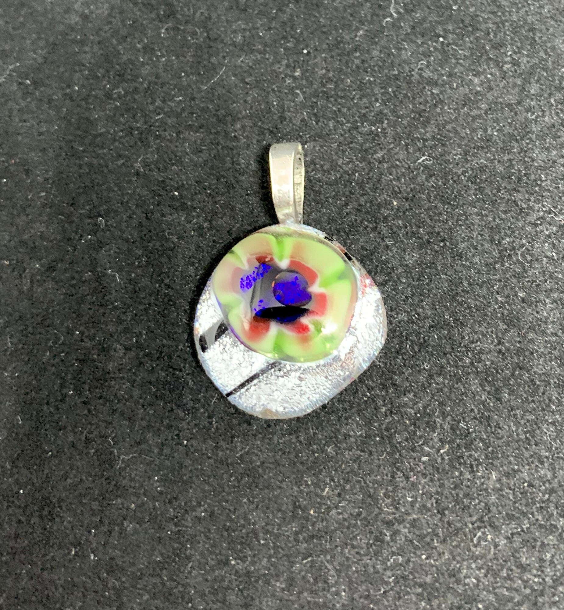 Handmade Fused Glass Pendant - Etsy