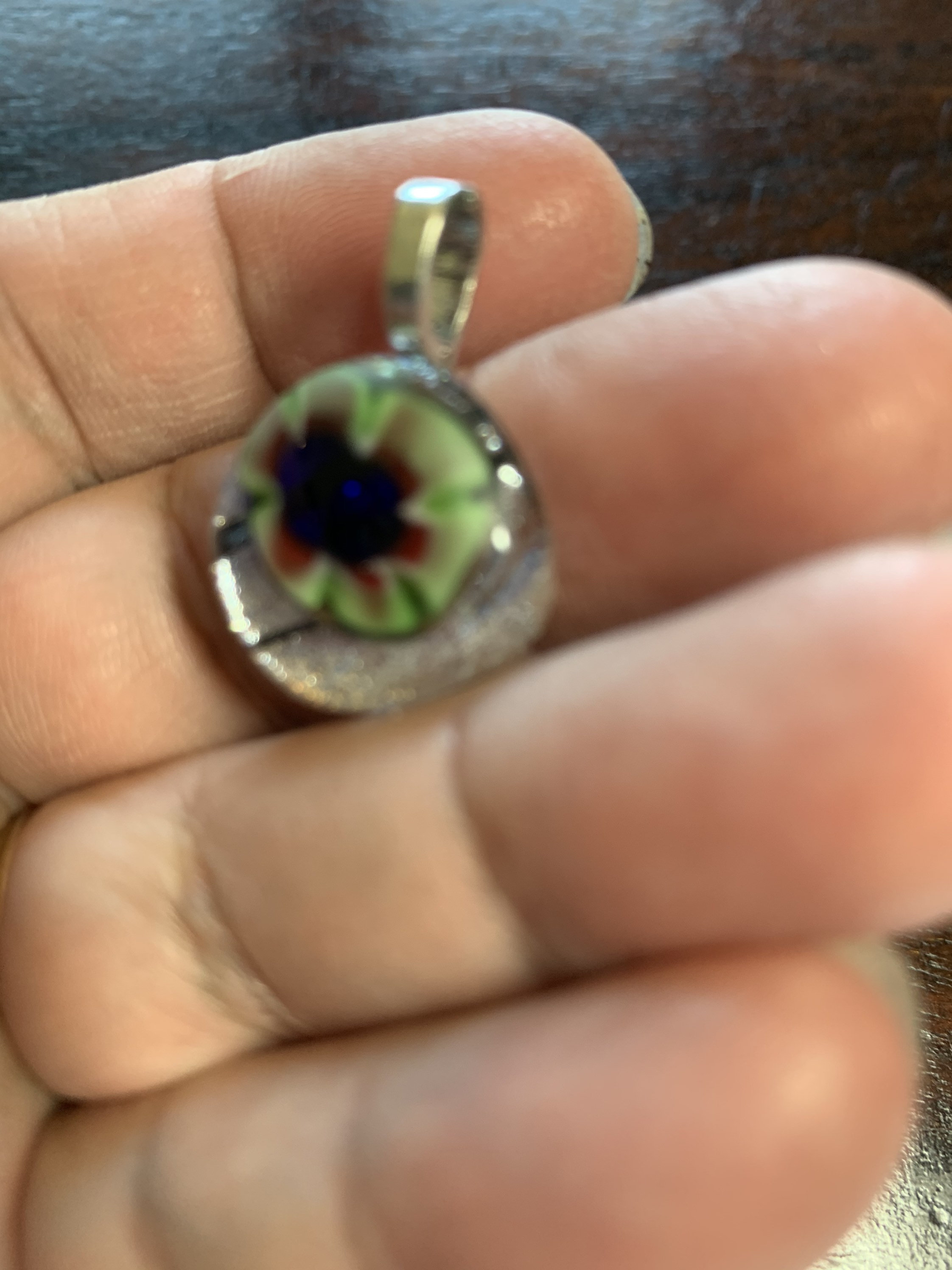 Handmade Fused Glass Pendant - Etsy