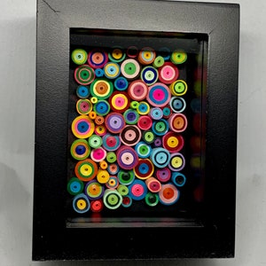 Quilled Paper Art in Small Shadow Box - Etsy