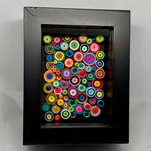 Quilled Paper Art in Small Shadow Box - Etsy