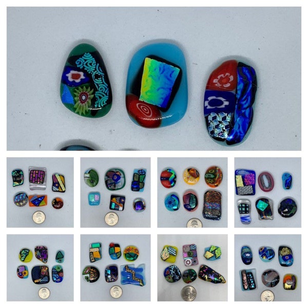 Fused Glass Magnets - Etsy