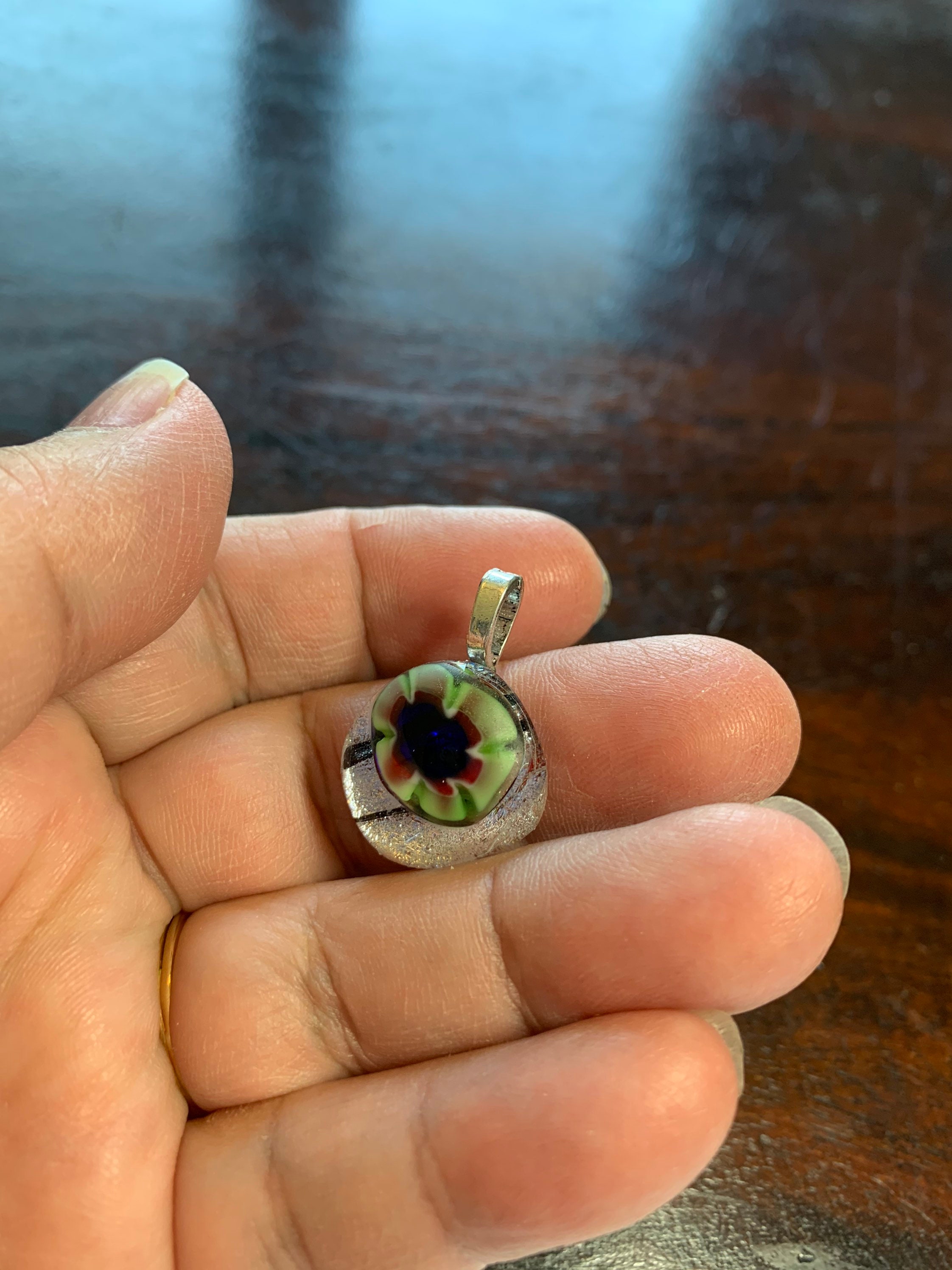 Handmade Fused Glass Pendant - Etsy