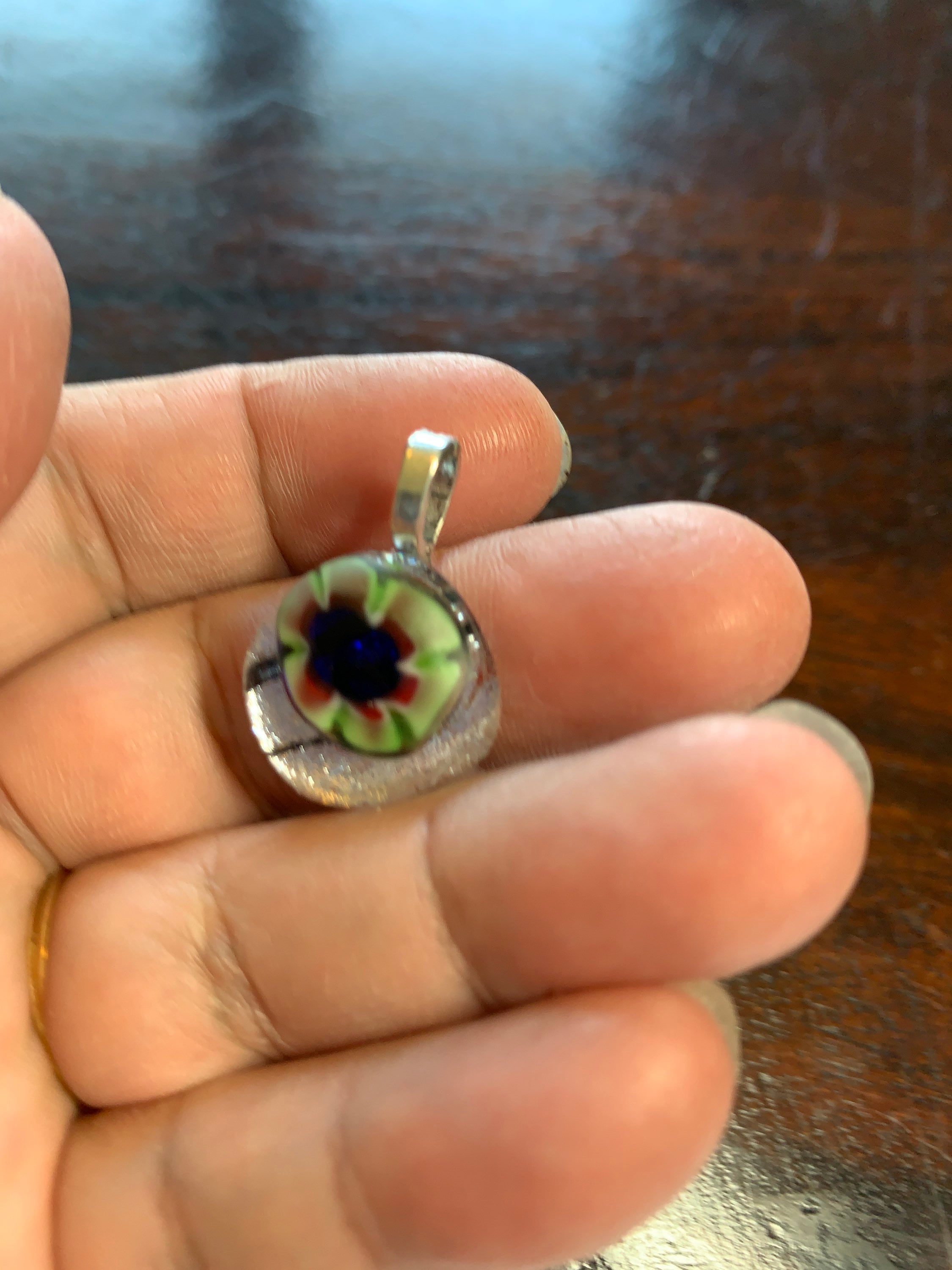 Handmade Fused Glass Pendant - Etsy