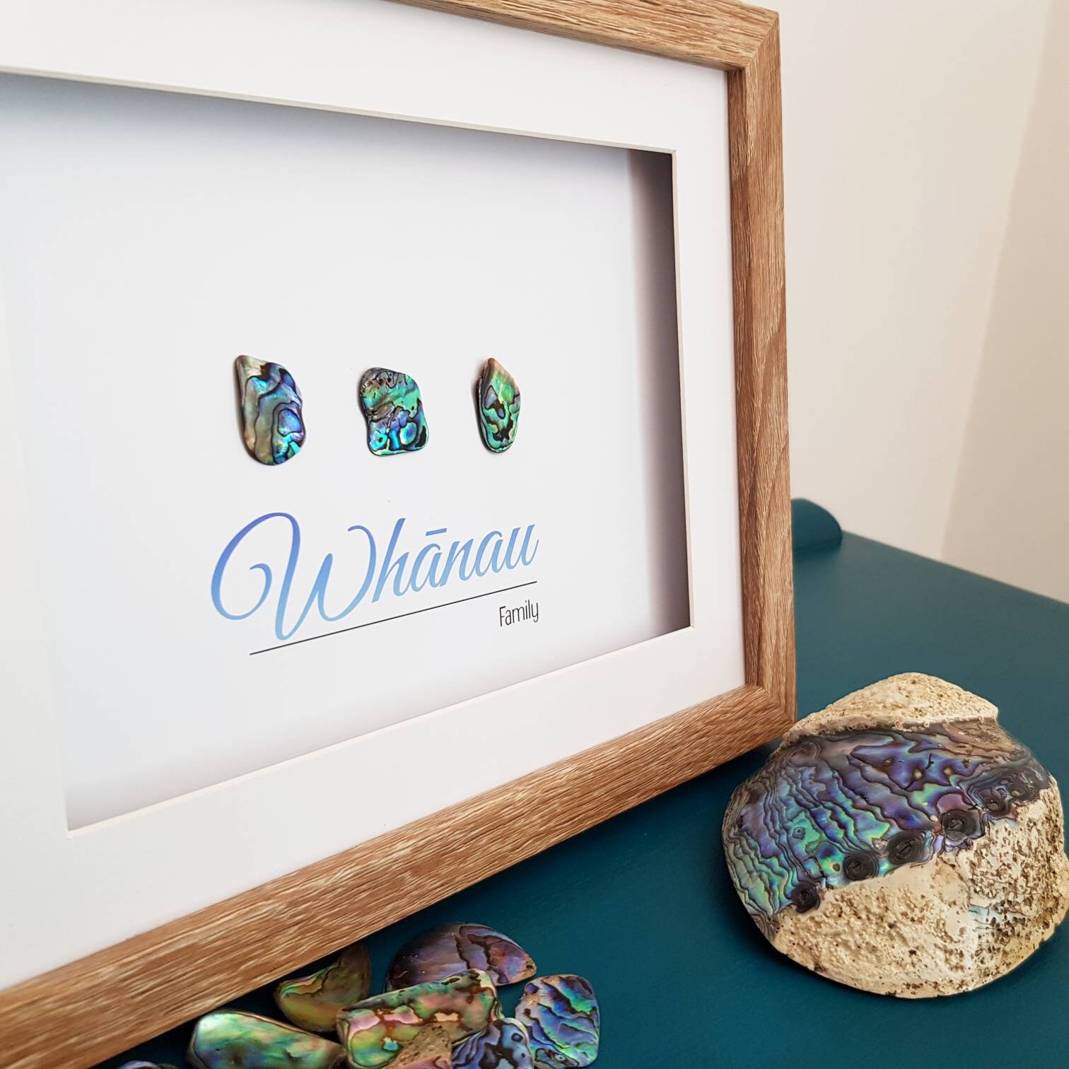 Paua Shell Framed Print New Zealand Kiwi Maori Whanau | Etsy New Zealand