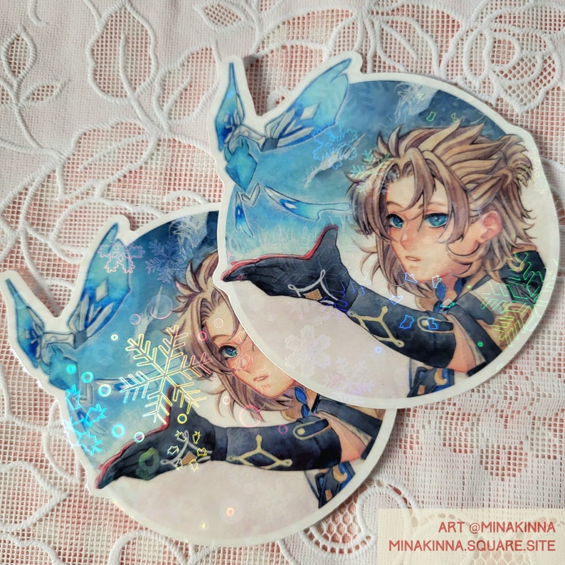 Albedo 3.5" Vinyl Stickers | Genshin Impact | Video Game Stickers ...