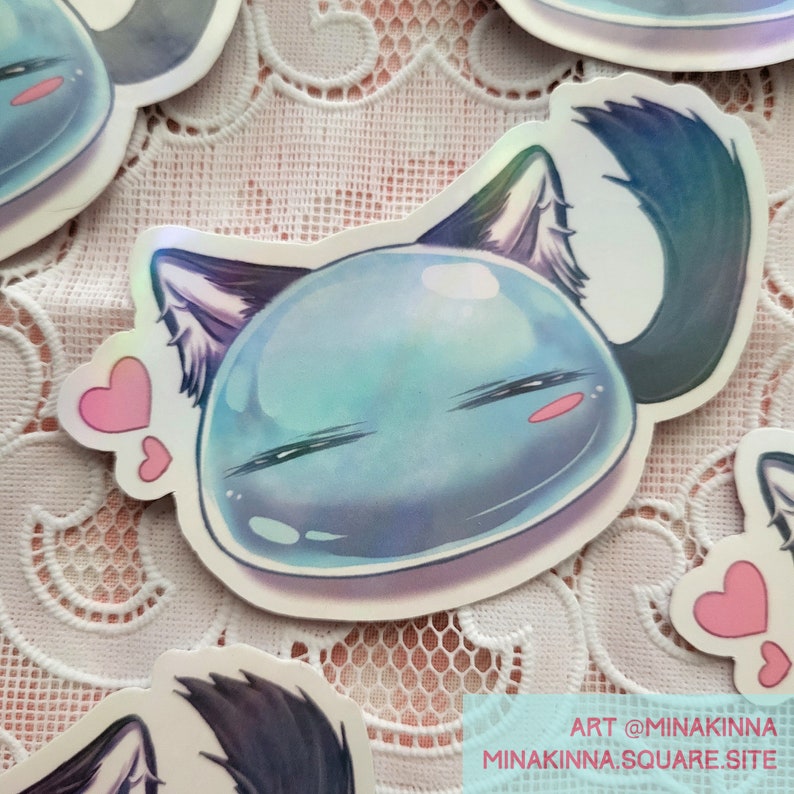 Wolf Rimuru 3.5 Vinyl Stickers Rimuru Tempest Slime Anime Manga Cute ...