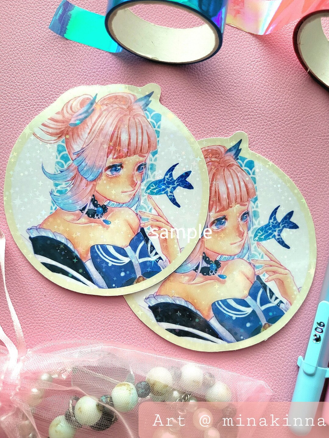 Kokomi 3.5" Vinyl Stickers | Genshin Impact | Video Game Stickers ...