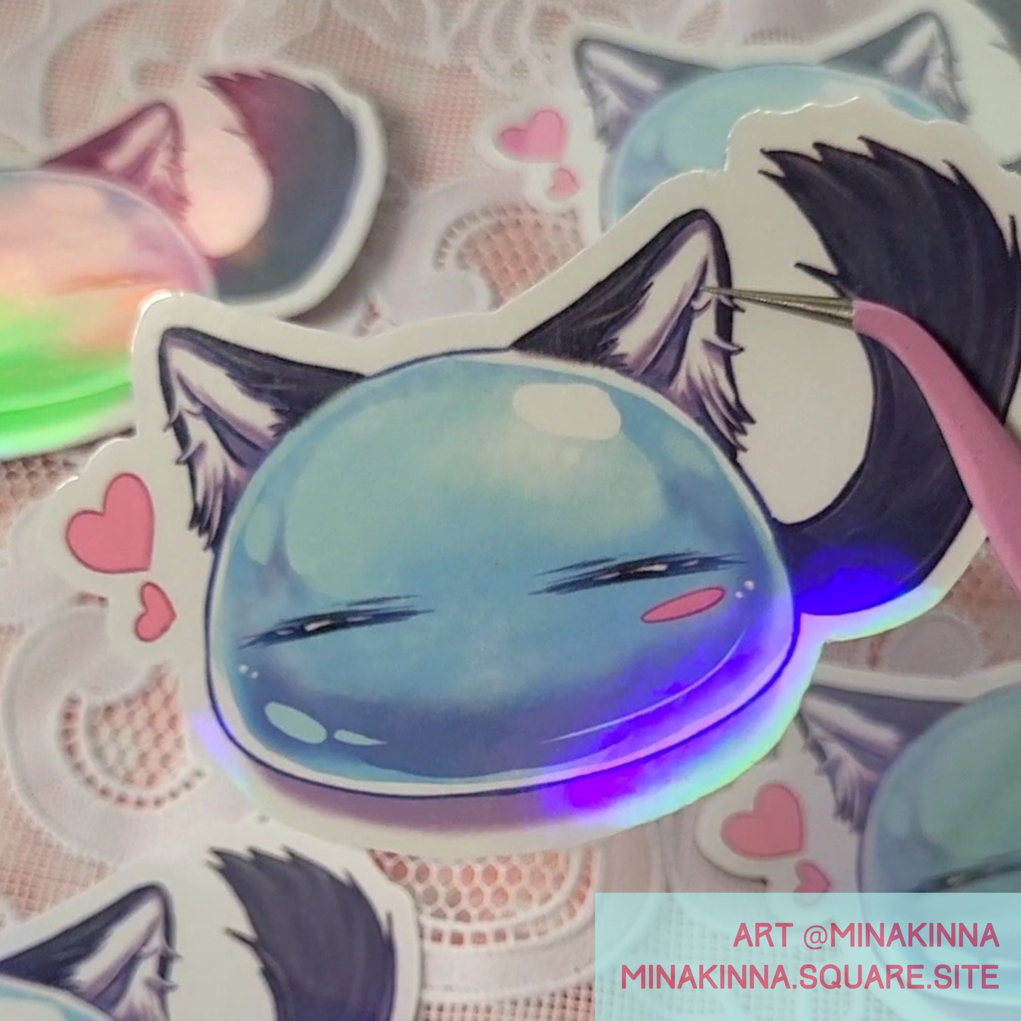 Wolf Rimuru 3.5" Vinyl Stickers | Rimuru Tempest | Slime Anime Manga ...