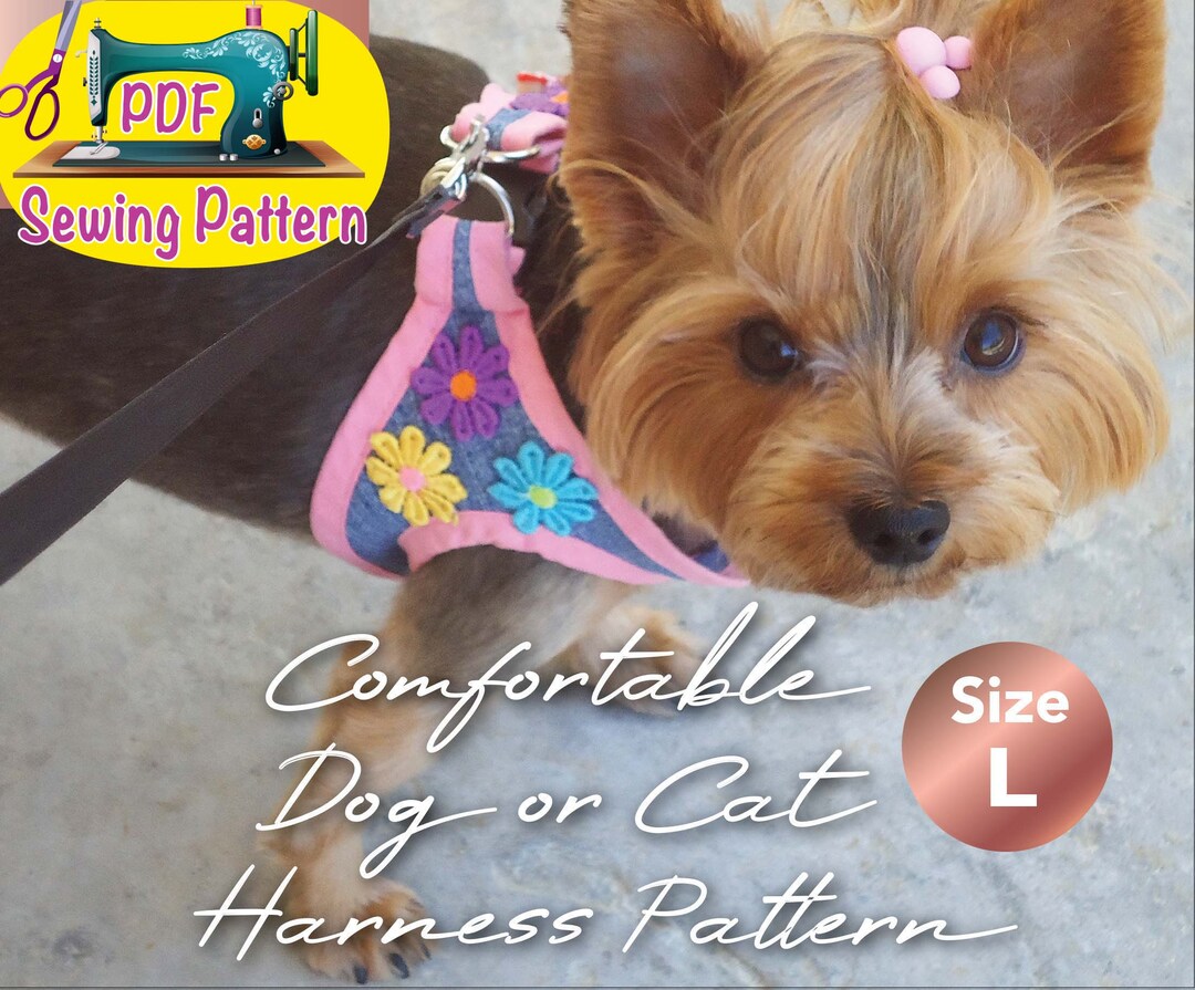 Step-in Dog Harness Pattern: Non-choking Design, Size Large (PDF ...