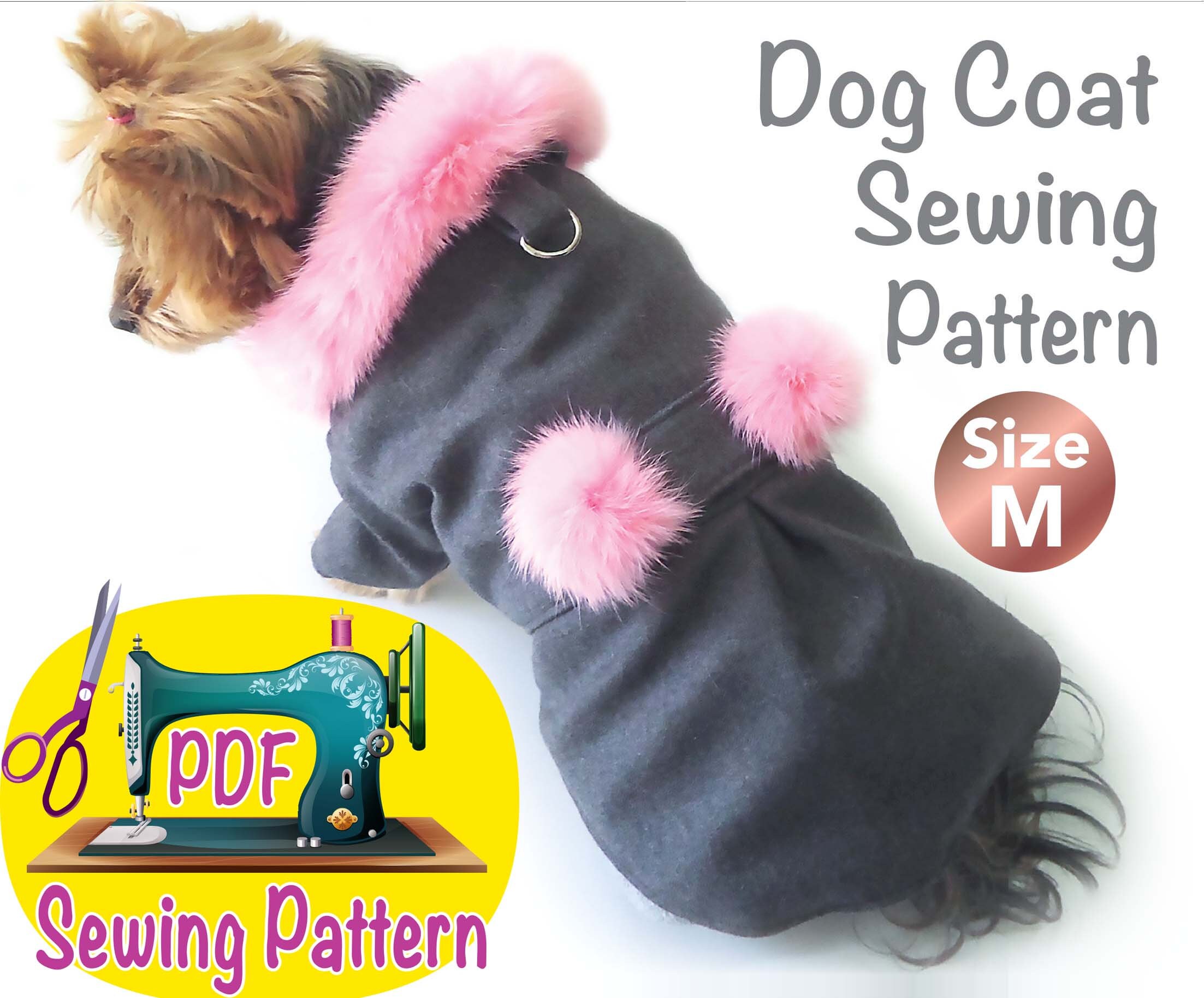 Dog Coat Pattern Dog Fur Coat Dog Wool Coat Dog Winter - Etsy
