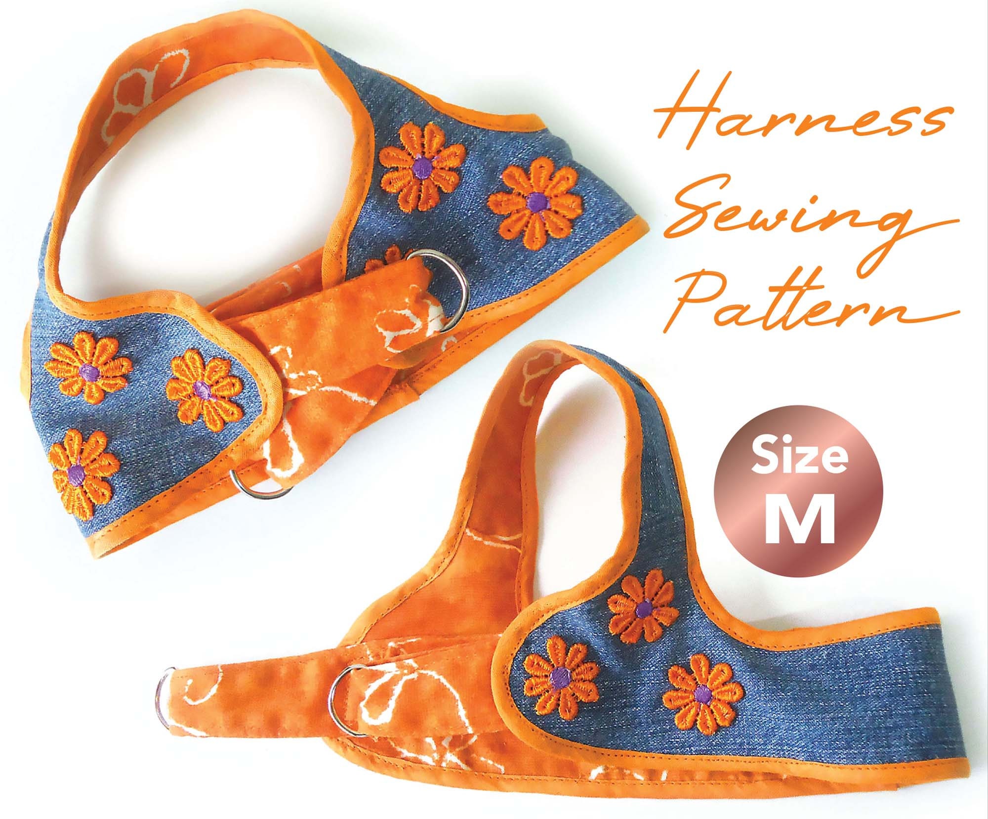 Dog Harness Pattern Small Dog Harness Comfortable Harness - Etsy