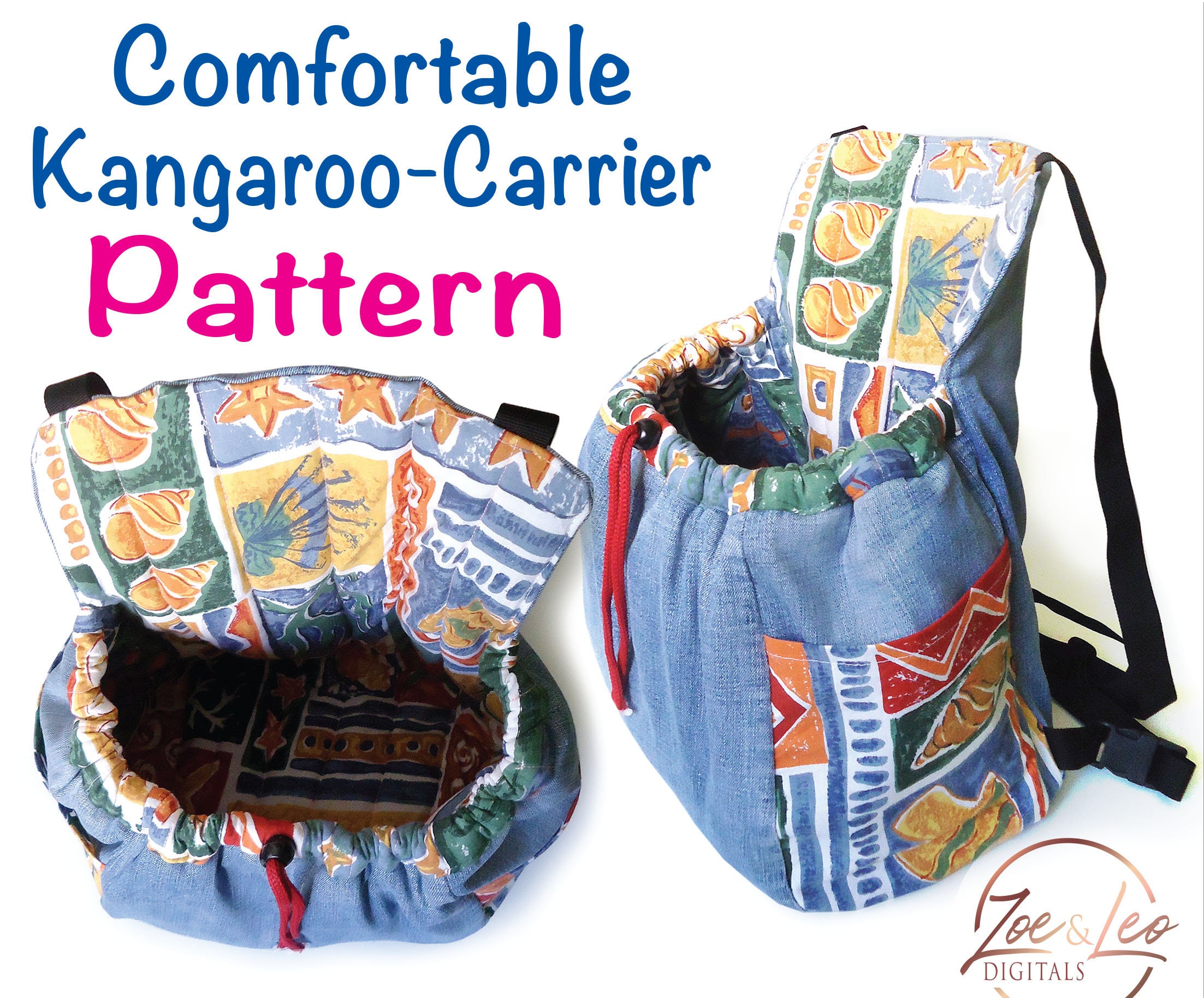 Dog Carrier Simple Kangaroo Pattern Pet Carrier Adjustable - Etsy Canada