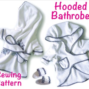 Dog Hooded Bathrobe Pattern, Pet Bathrobe Pattern, Cat Bathrobe Pattern ...