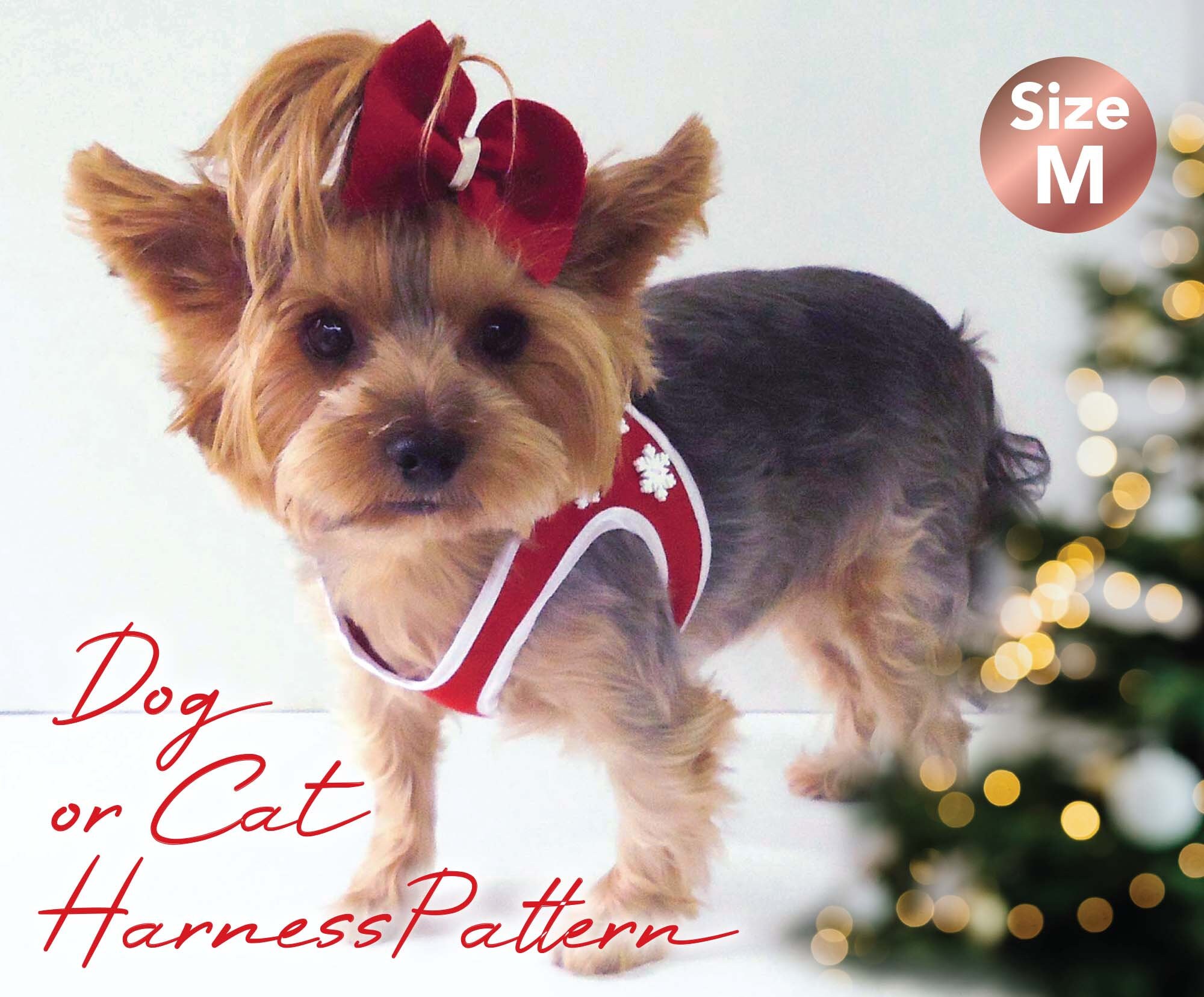 Christmas Dog Harness Pattern Christmas Dog Clothes Pattern - Etsy