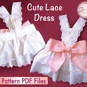 Dog Lace Summer Cotton Dress Pattern, Cat Summer Dress, Cute Pet Summer ...