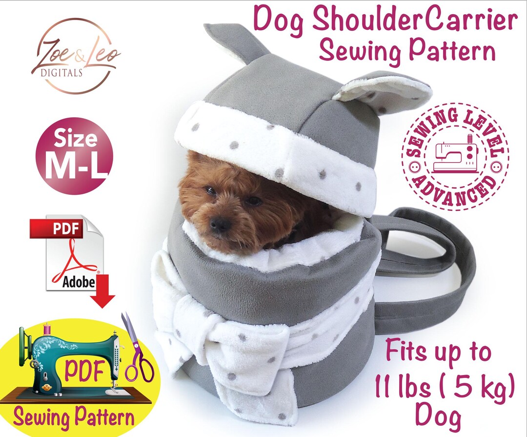 Shoulder Kangaroo Dog Carrier Pattern, Dog Carrier Backpack, Pet Travel ...