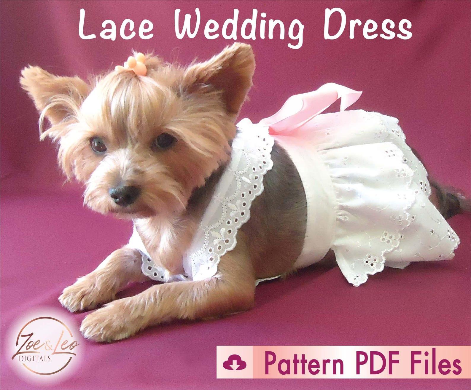 Dog Lace Summer Cotton Dress Pattern, Cat Summer Dress, Cute Pet Summer ...