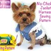 Denim & Lace Dog Jacket Harness Sewing Pattern - Size M (PDF Pattern ...