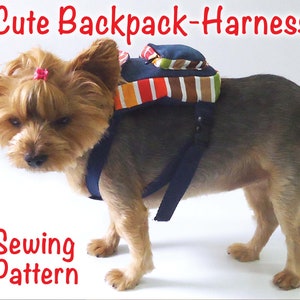 Dog Backpack Harness Sewing Pattern: All Sizes (PDF Pattern) - Etsy