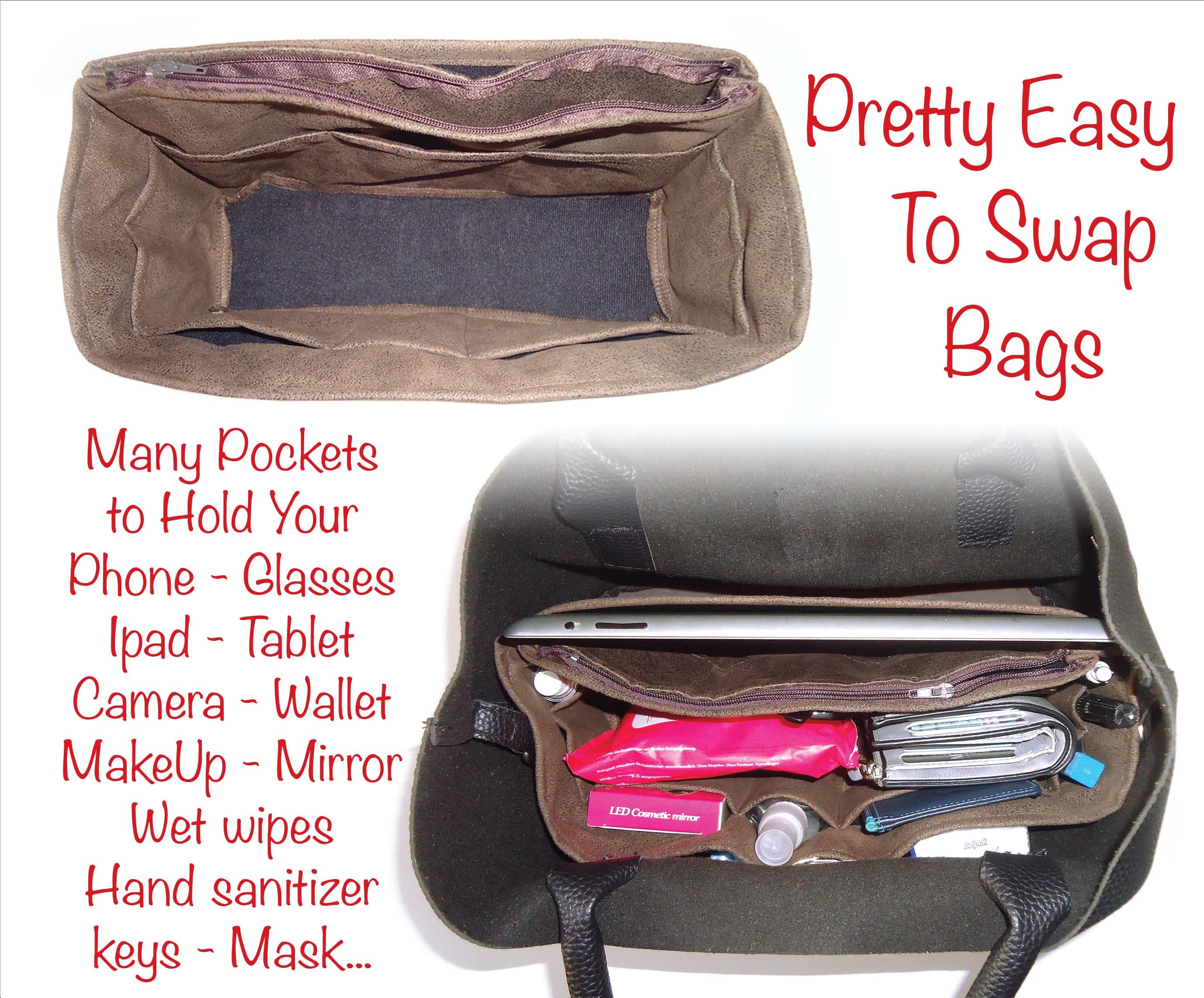 Handbag Organizer Insert Sewing Pattern (PDF Download) - Etsy