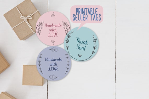 Instant Download Printable Pastels Gift Tag Labels | Etsy