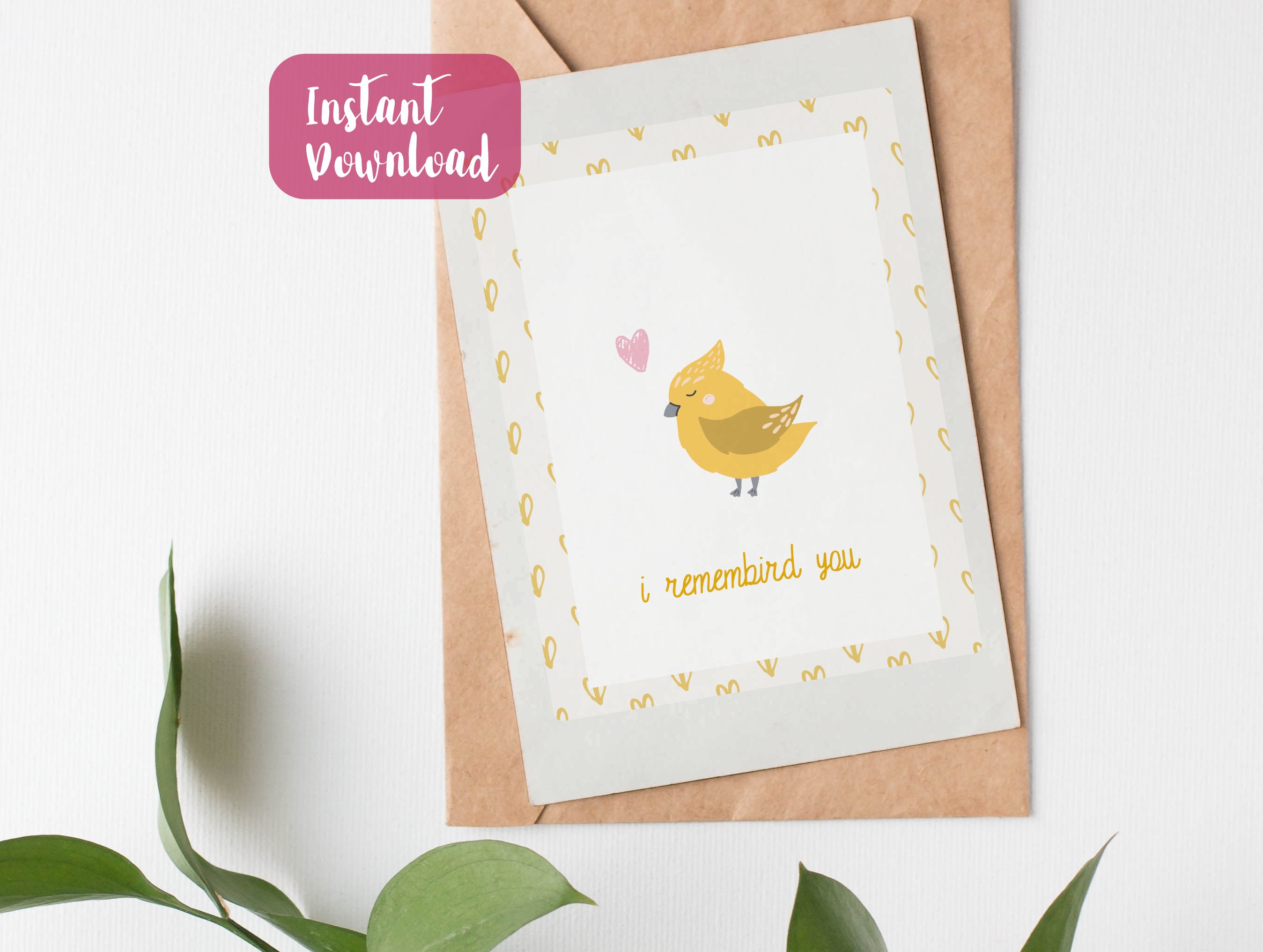 Printable Cards Bundle Cute Puns Animal Card Greeting Card - Etsy