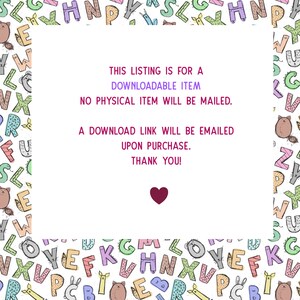 Instant Download | Bundle | Letters A to Z | Printable Worksheets ...