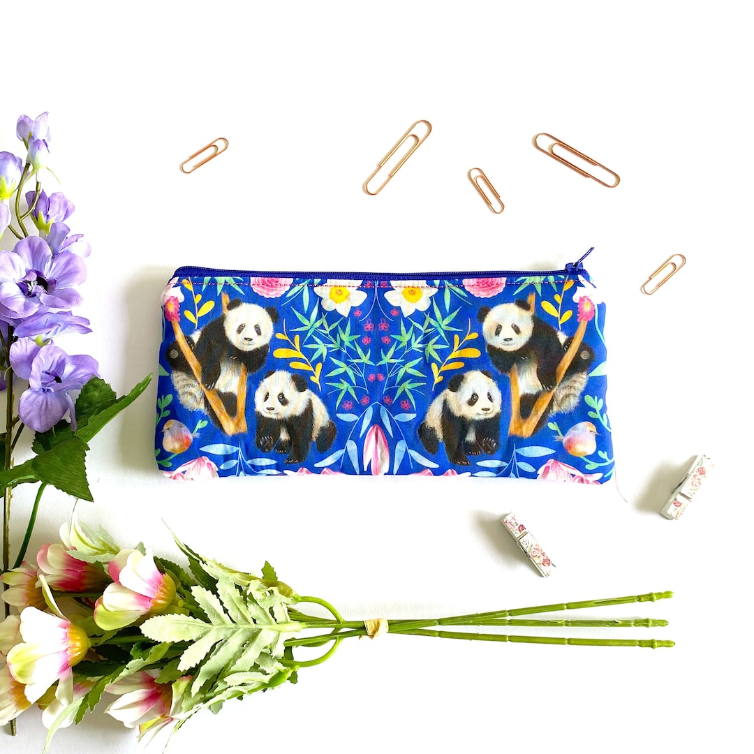 Giant Panda Pencil Case, Zip Pouch, Giant Panda Pouch, Stationery ...