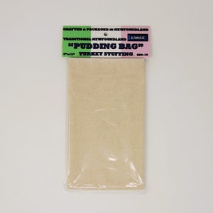 Large Pudding Bag, 9” X 15” Bag / Turkey Stuffing/dressing Bag / Jiggs ...