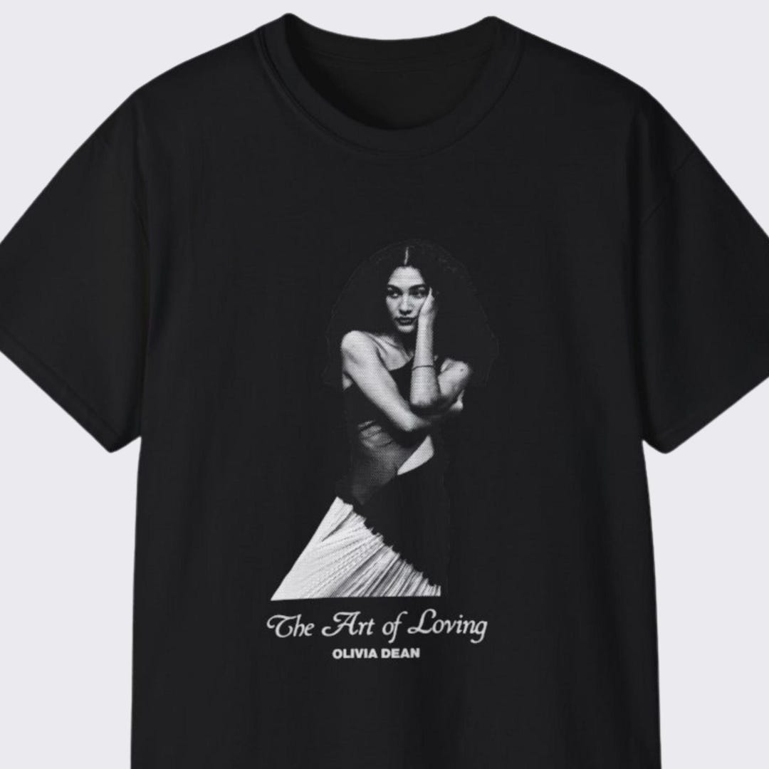 The Art of Loving Olivia Dean Merch 2025 Unisex Oversized Boxy Shirt - Etsy