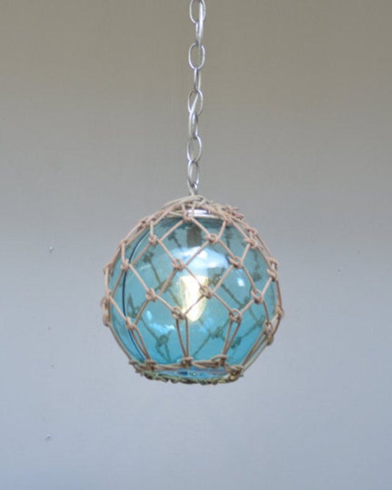 Glass Fishing Float Pendant Light | Etsy Australia