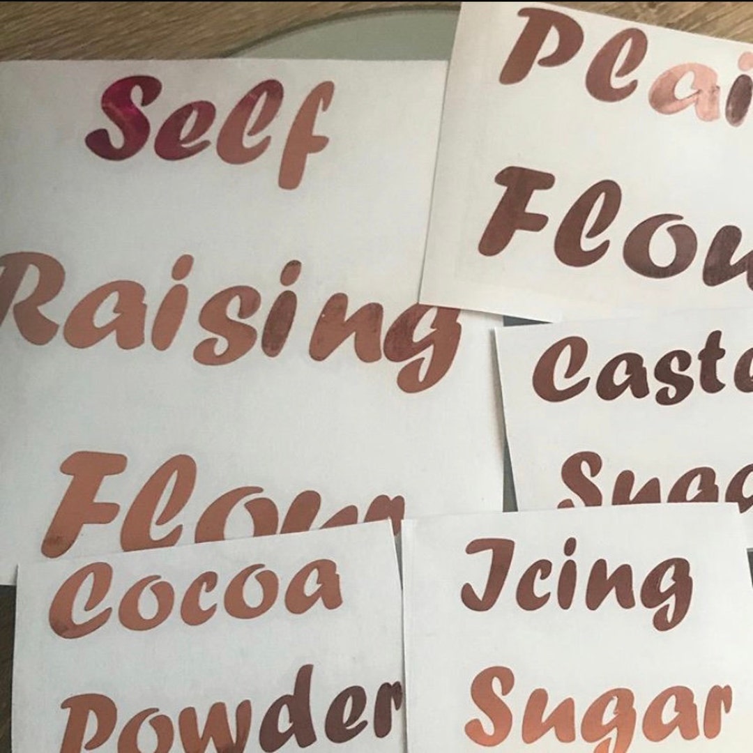 Personalised 3 Vinyl Letters/words Multiple Fonts MAX ONE - Etsy UK