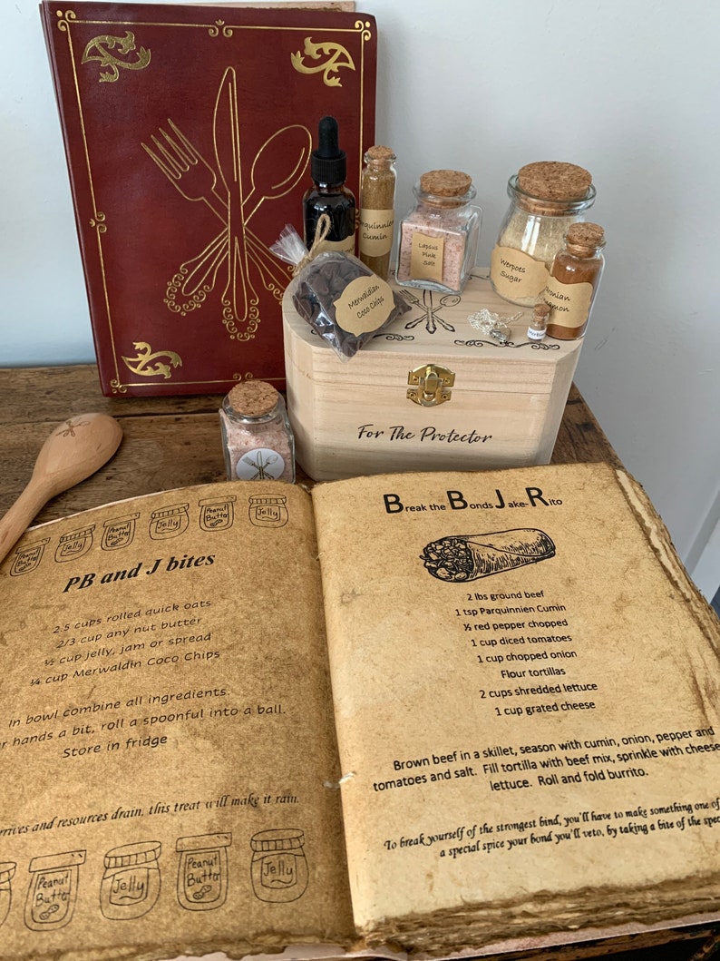 Just Add Magic Cookbook and Spice Box - Etsy Hong Kong