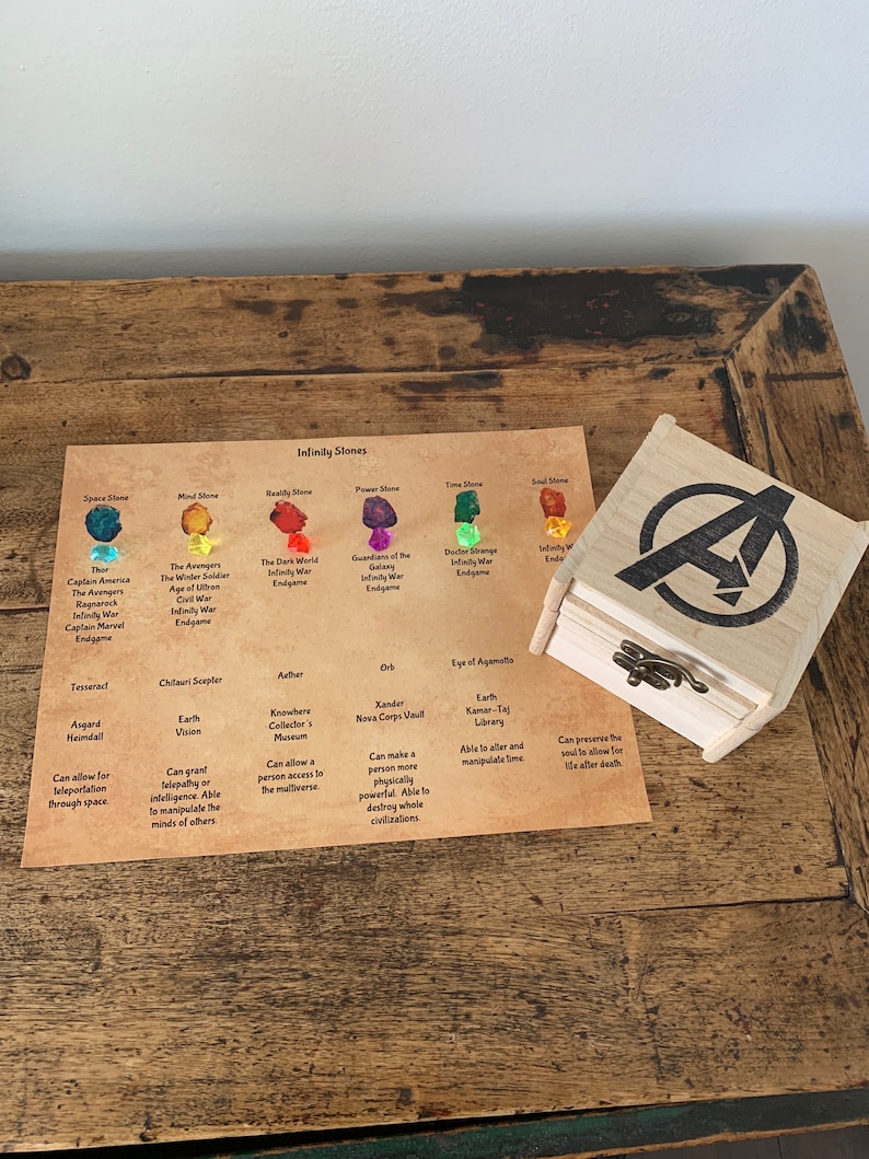 Avengers Infinity Stones | Etsy