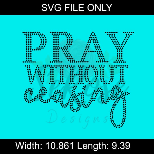 Pray Without Ceasing - Etsy