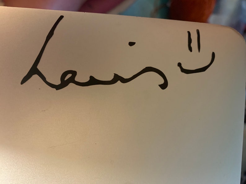 Louis Tomlinson Handwriting Signature Decal Stickers - Etsy