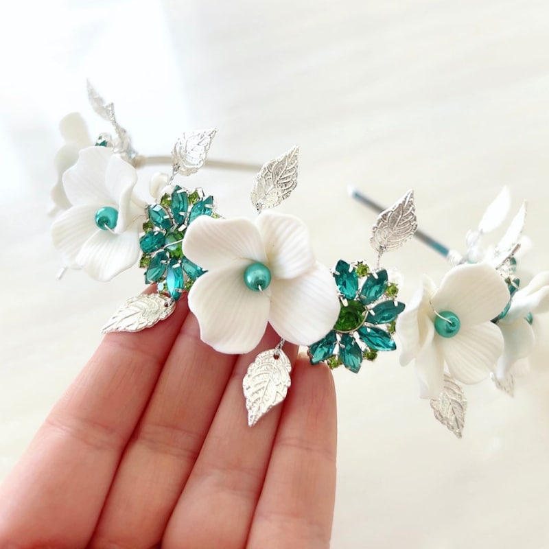 Porcelain Flower Crown - Etsy