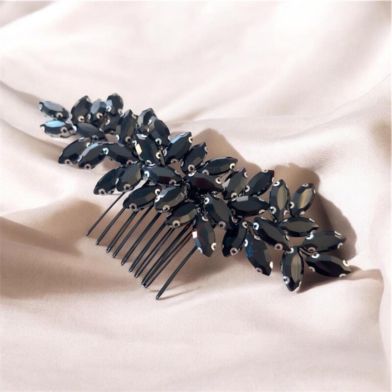 Black Hair Comb - Etsy