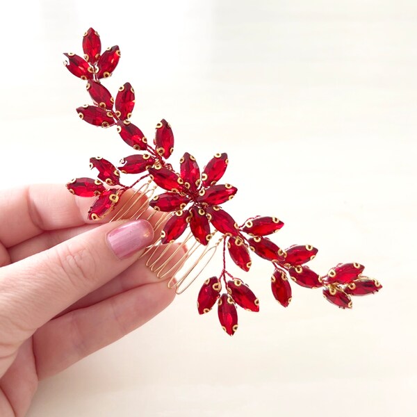 Red Hair Comb - Etsy UK