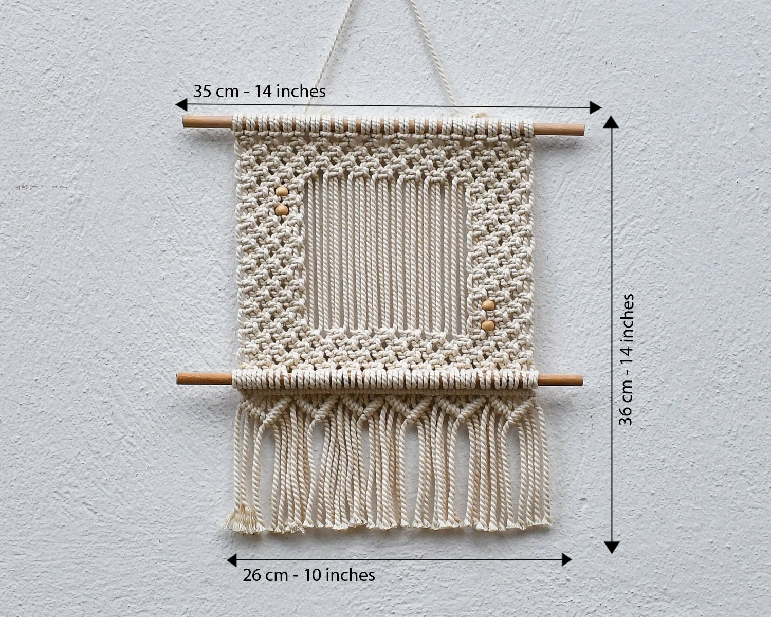 Macrame Photo Frame Macrame Wall Hangingmacreme - Etsy