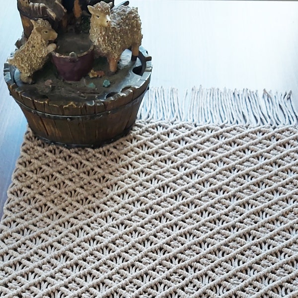 Macrame Mat - Etsy