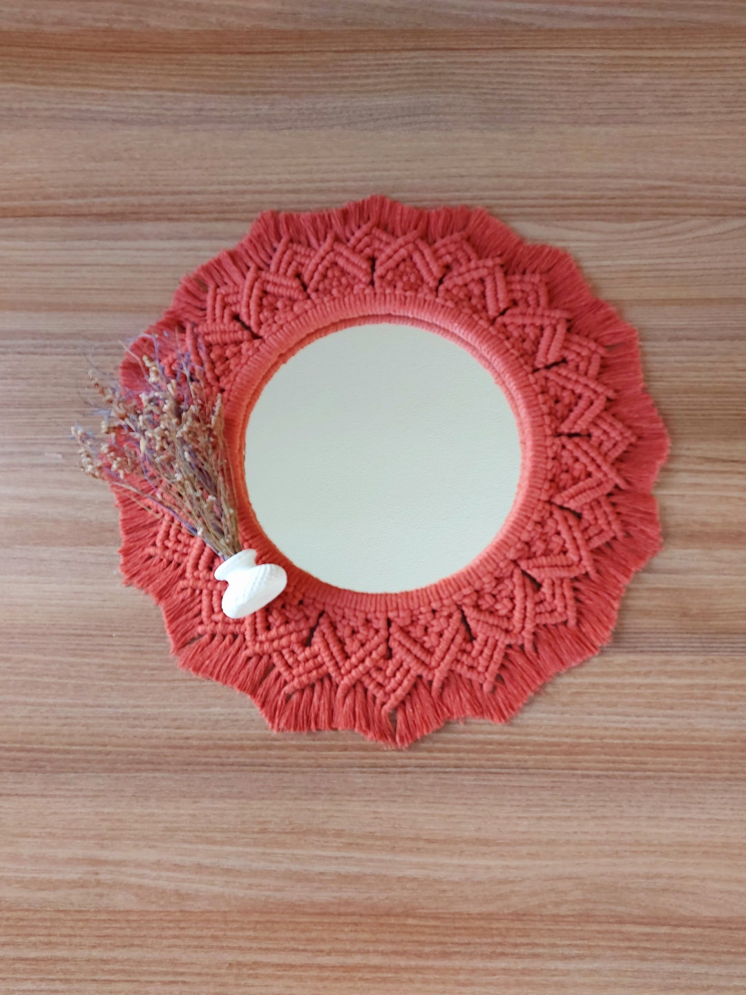 Macrame Wall Hanging,macrame Mirror Wall Hanging,macrame Decor,bohemian ...